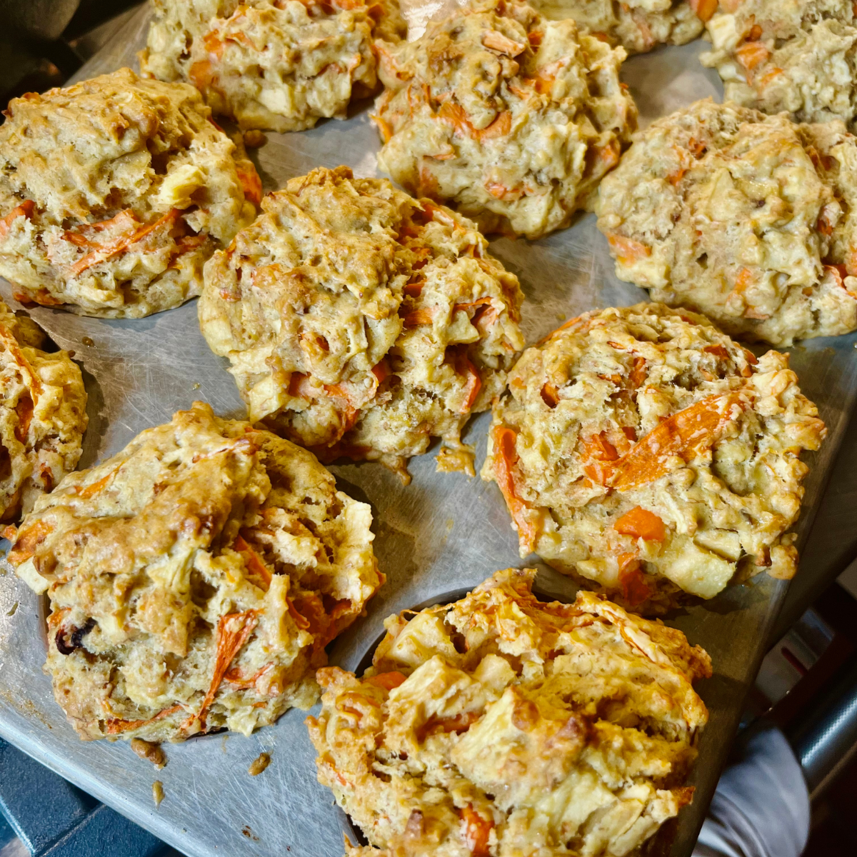 Easy Apple Banana Carrot (ABC Muffins) For Baby + No Egg Option - BLW ...
