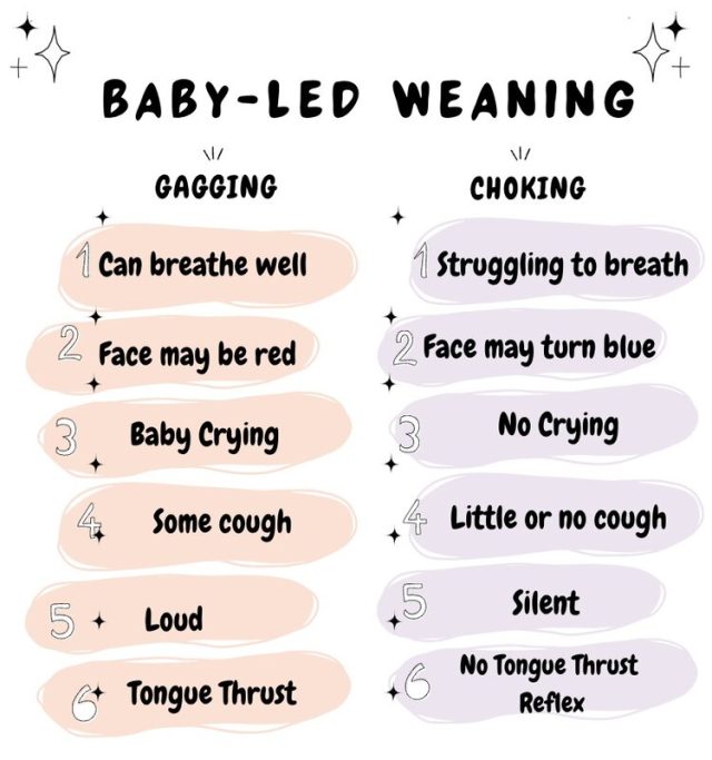 Gagging vs Choking In Baby-led Weaning: Differences, What to do and ...